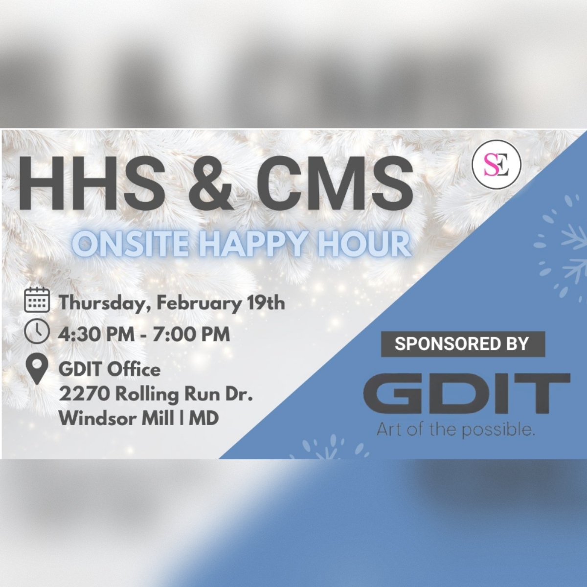 IN PERSON HHS & CMS Networking Event Sponsored by GDIT | OrangeSlices AI